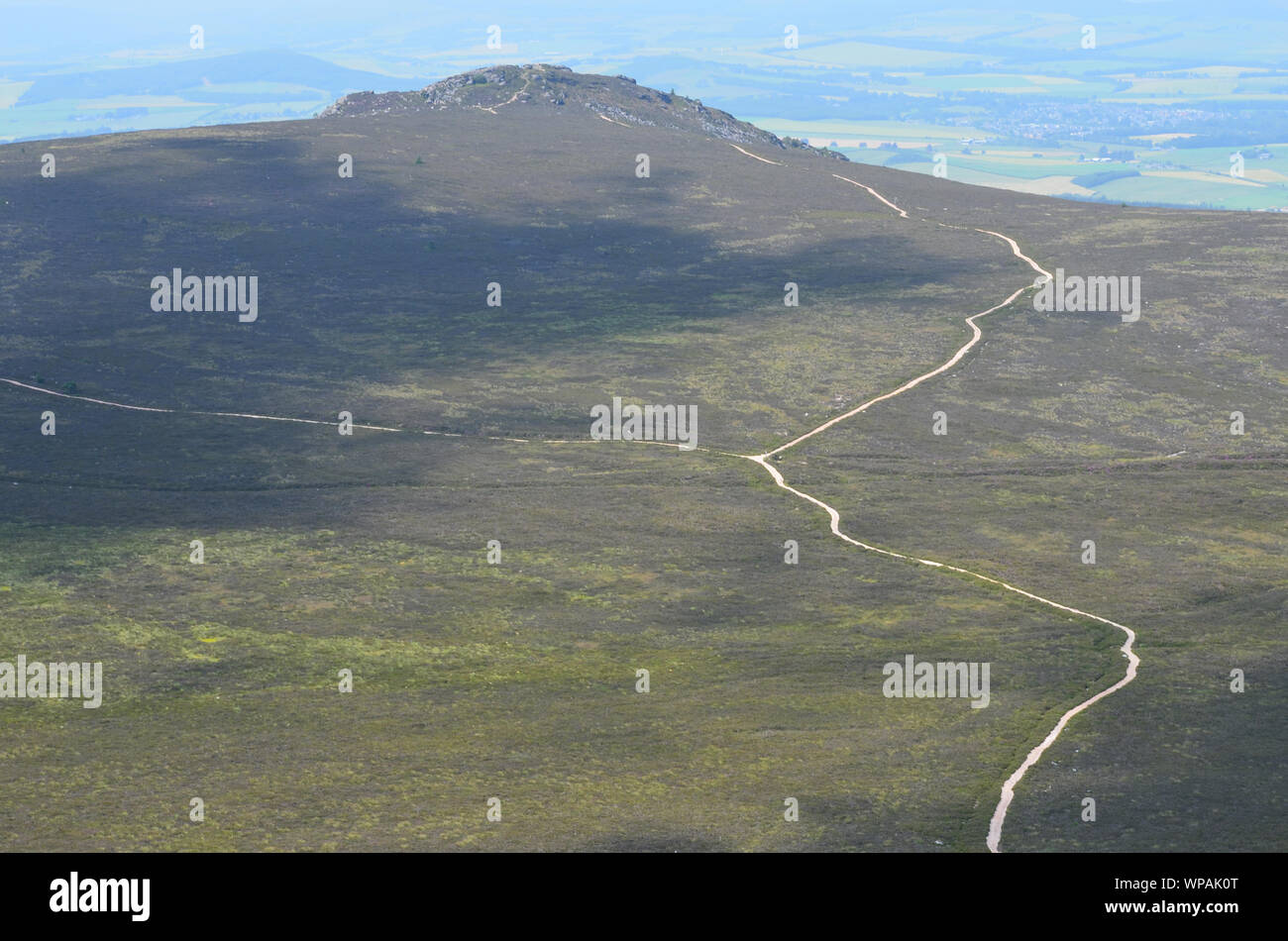 Panoramic views from the summit of Bennachie, one of the most prominent ...