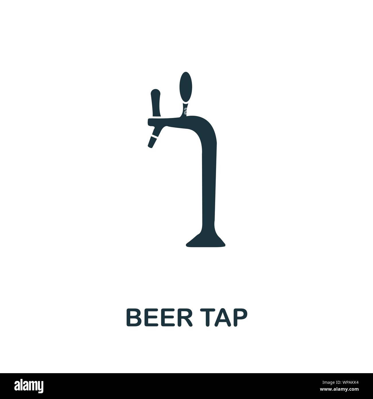 Faucet icon glyph hi-res stock photography and images - Alamy