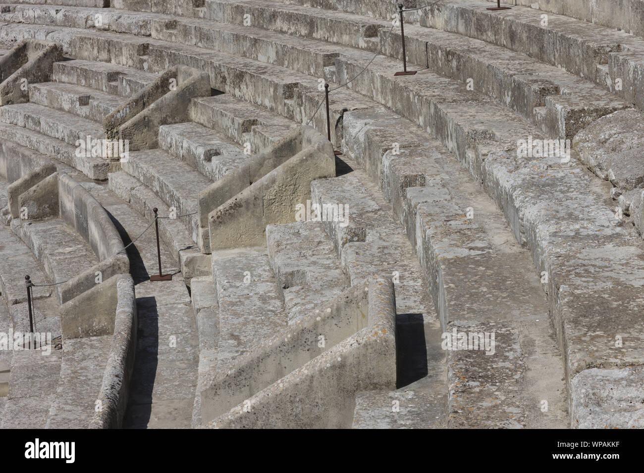 Ancient Roman amphitheater in St.Oronzo Square. Lecce, Apulia, Italy ...