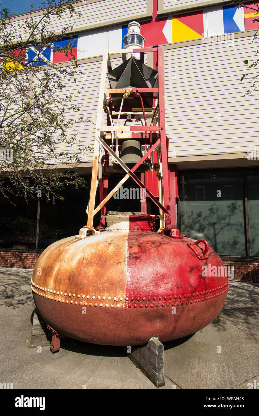 old style Lighthouse off Halifax to warn shipping history museum ...