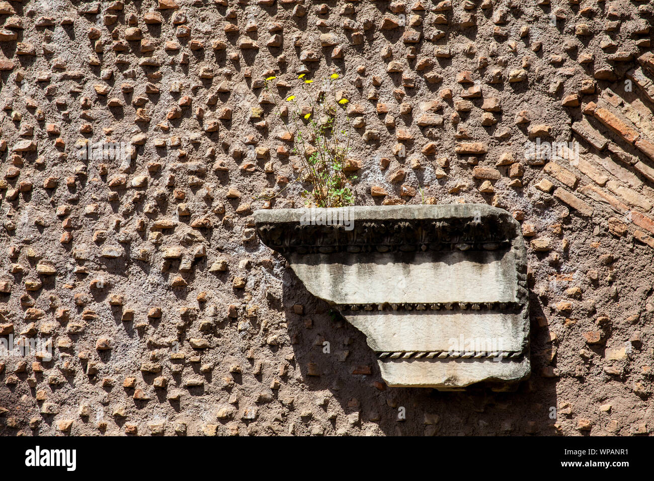 Detail of the beautiful stone carvings which decorated the ancient ...