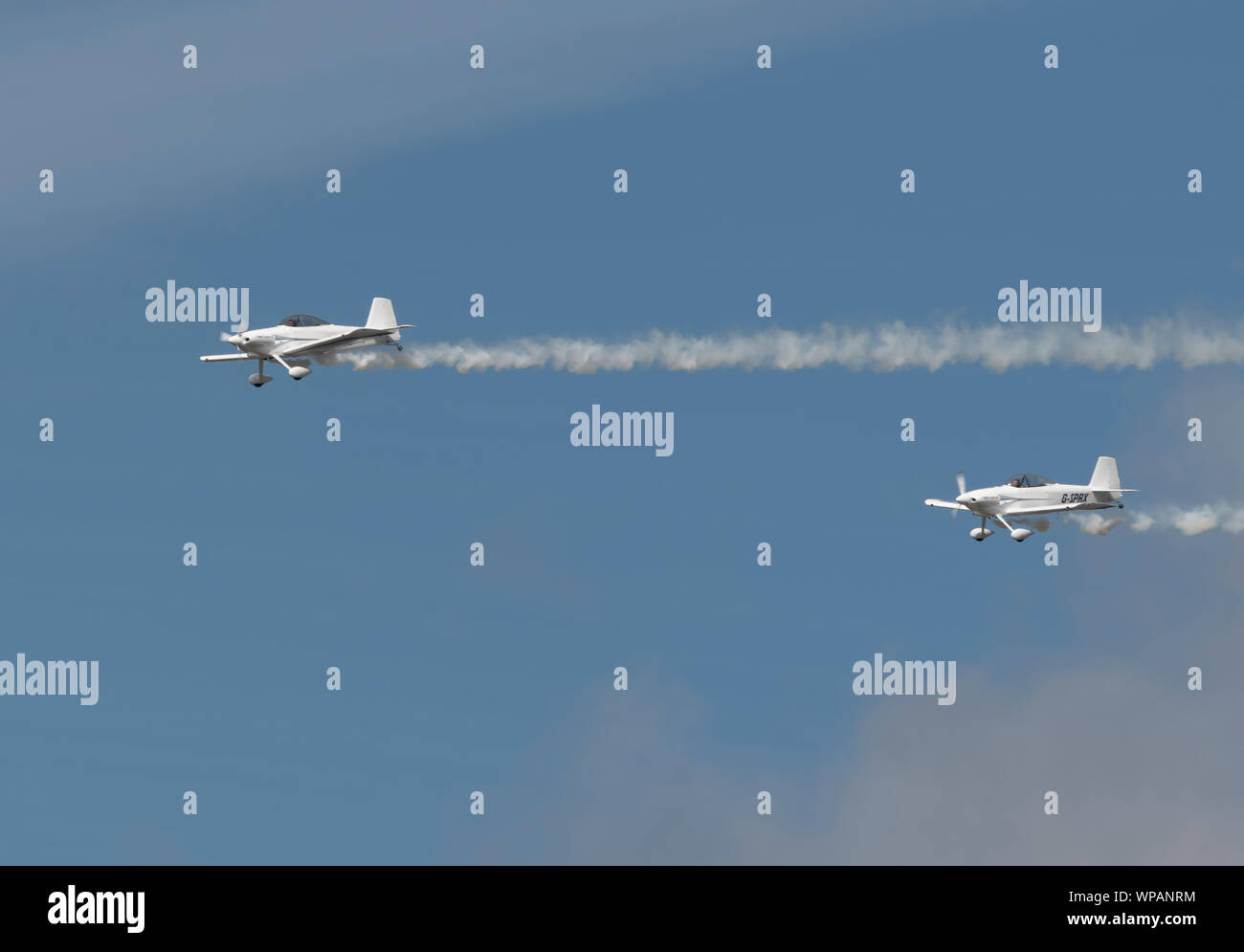 The Fireflies Aerobatic Display Team performing at the 2019 Southport ...