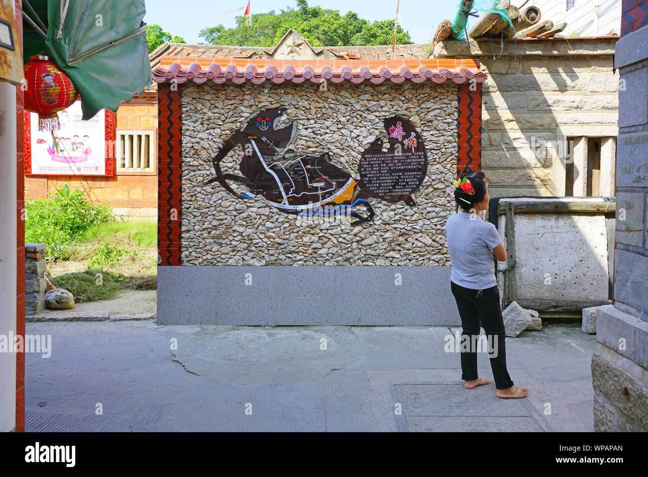 QUANZHOU, CHINA –15 JUN 2019- View of a traditional cultural relic ...