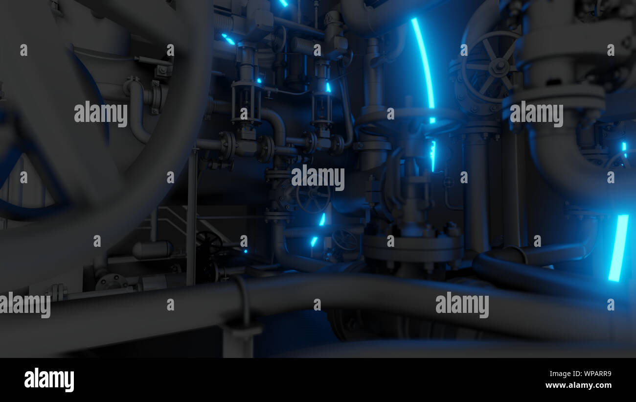 3d laser pipe and gas hi-res stock photography and images - Alamy