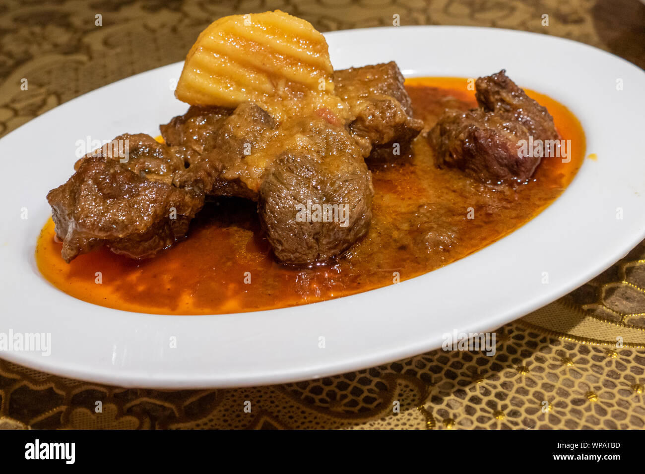 Mutton curry in plate hi-res stock photography and images - Alamy