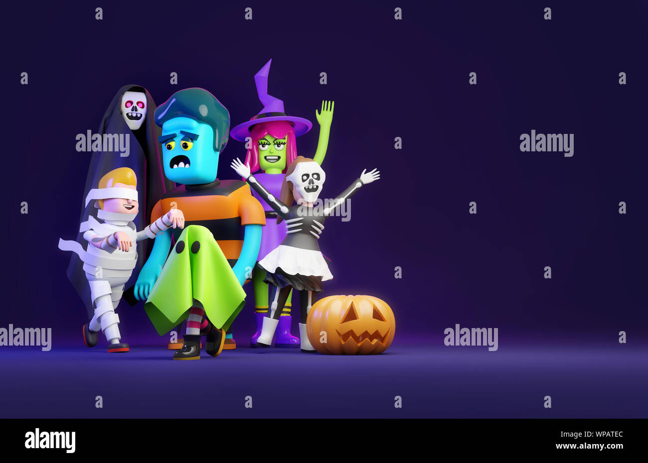 Ghost monsters hi-res stock photography and images - Alamy