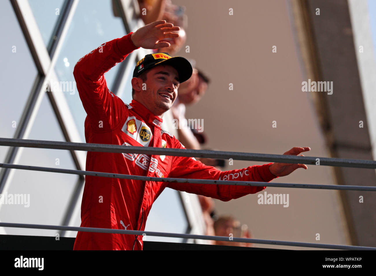 Charles leclerc 2019 monza hi-res stock photography and images - Alamy