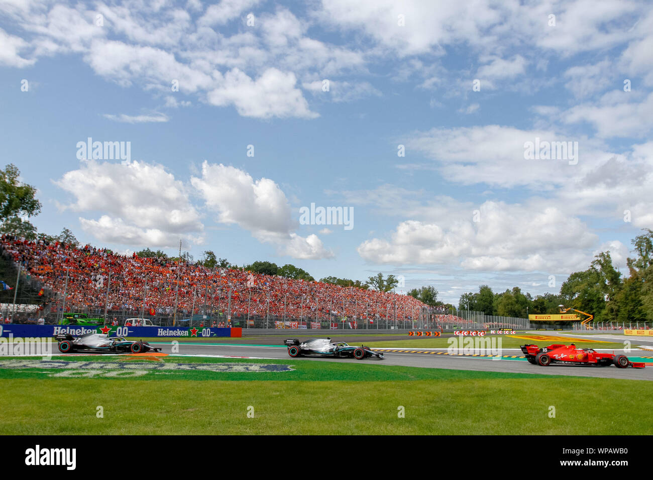 Monza, Italy. 08th Sep, 2019. CHARLES LECLERC (MON) SCUDERIA FERRARI ...