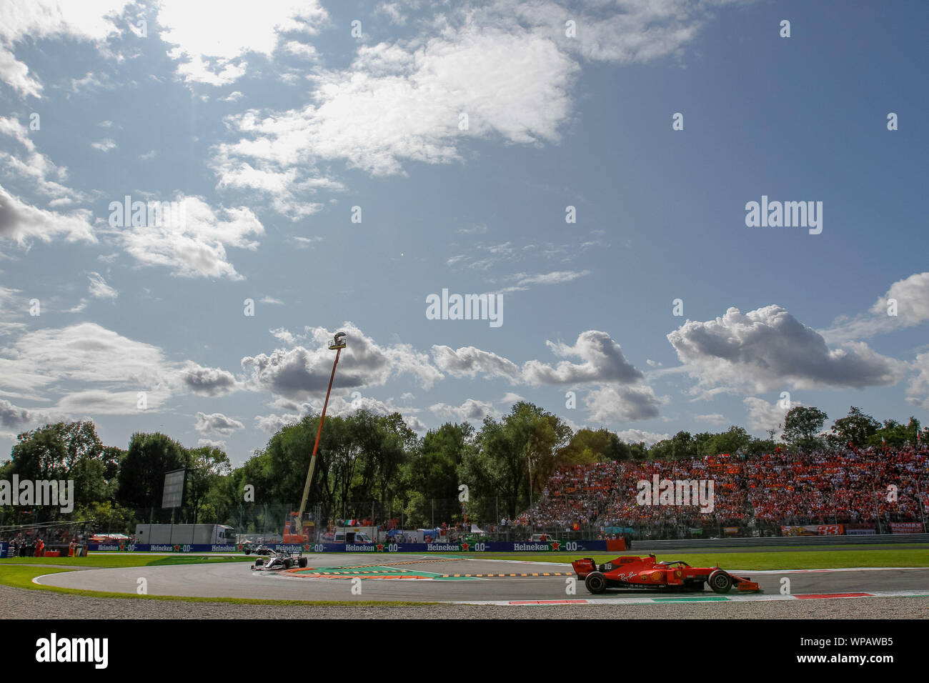 Monza, Italy. 08th Sep, 2019. CHARLES LECLERC (MON) SCUDERIA FERRARI ...