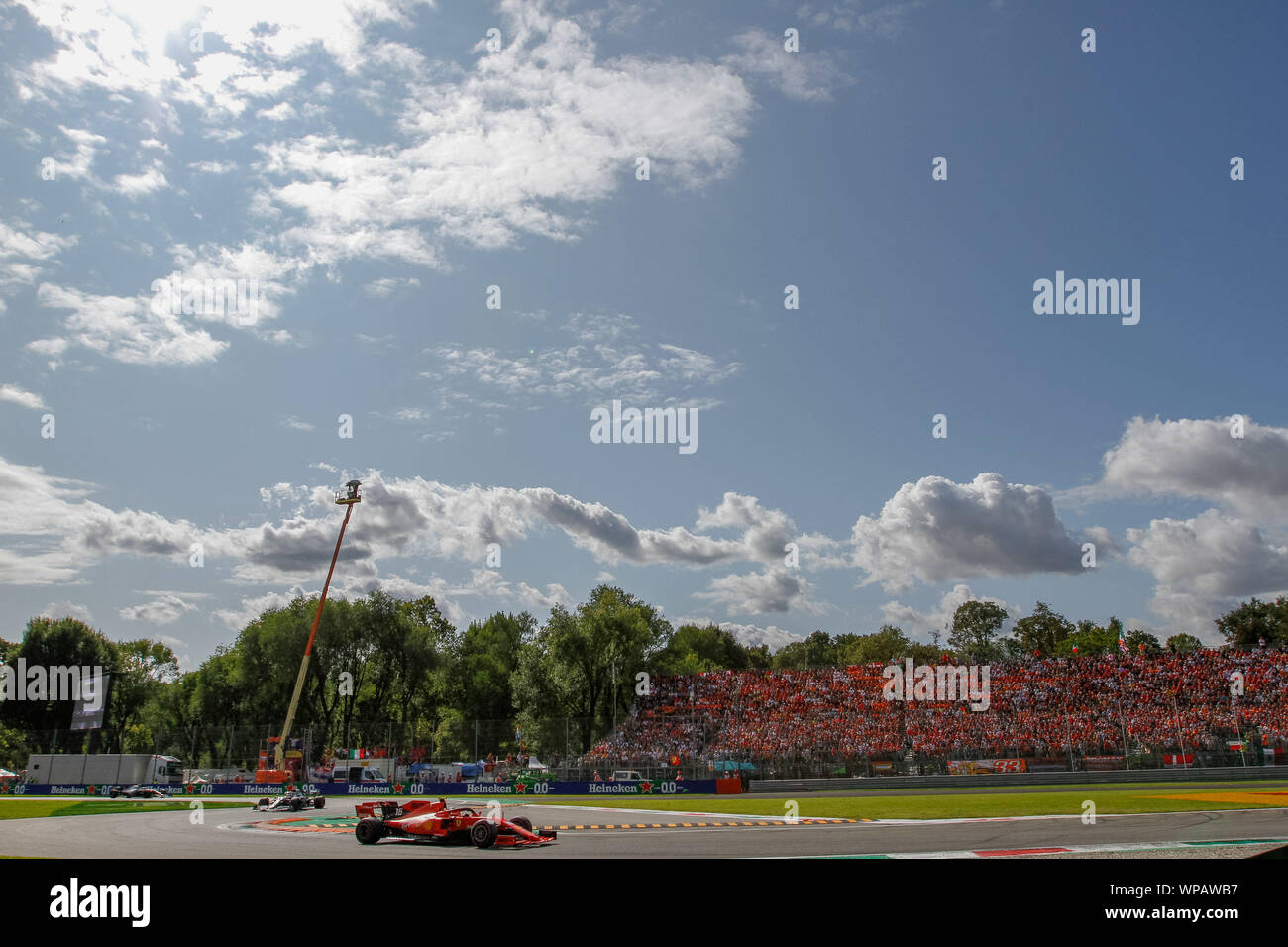 Monza, Italy. 08th Sep, 2019. CHARLES LECLERC (MON) SCUDERIA FERRARI ...
