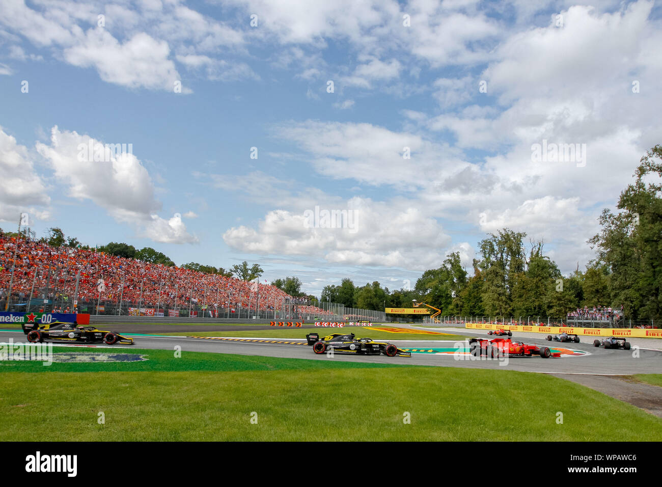 Monza, Italy. 08th Sep, 2019. CHARLES LECLERC (MON) SCUDERIA FERRARI ...