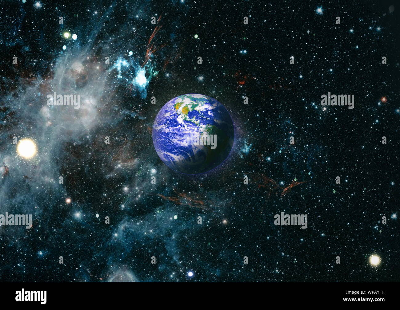 Hubble Earth Sunrise