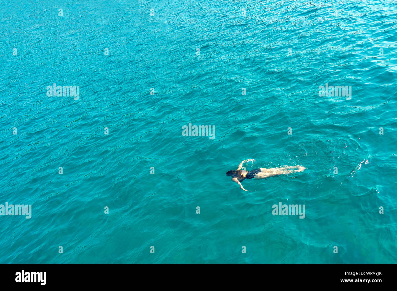 Swim underwater in sea hi-res stock photography and images - Alamy