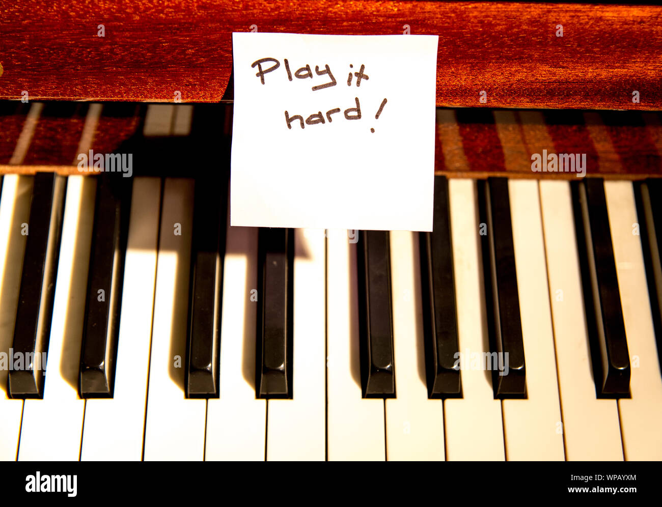 Writing music, piano hi-res stock photography and images - Alamy