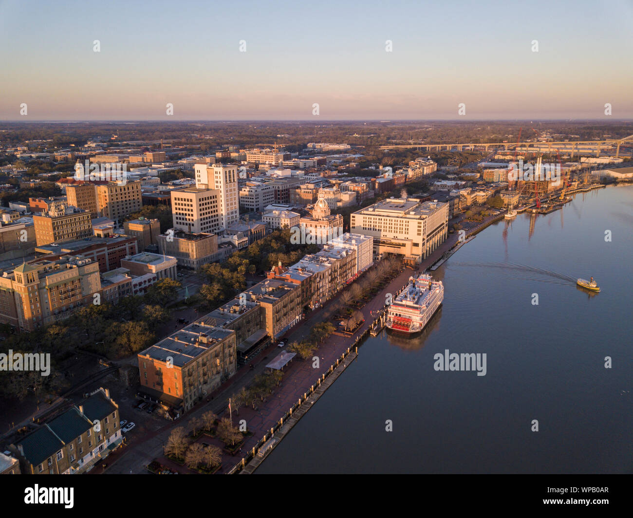 Savannah Georgia River Street High Resolution Stock Photography and ...