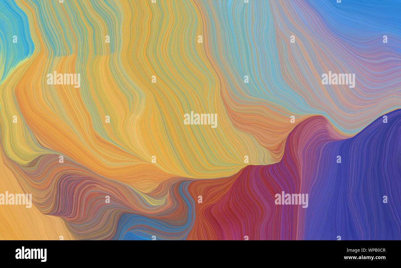 curved lines with dark khaki, dark slate blue and dark moderate pink ...