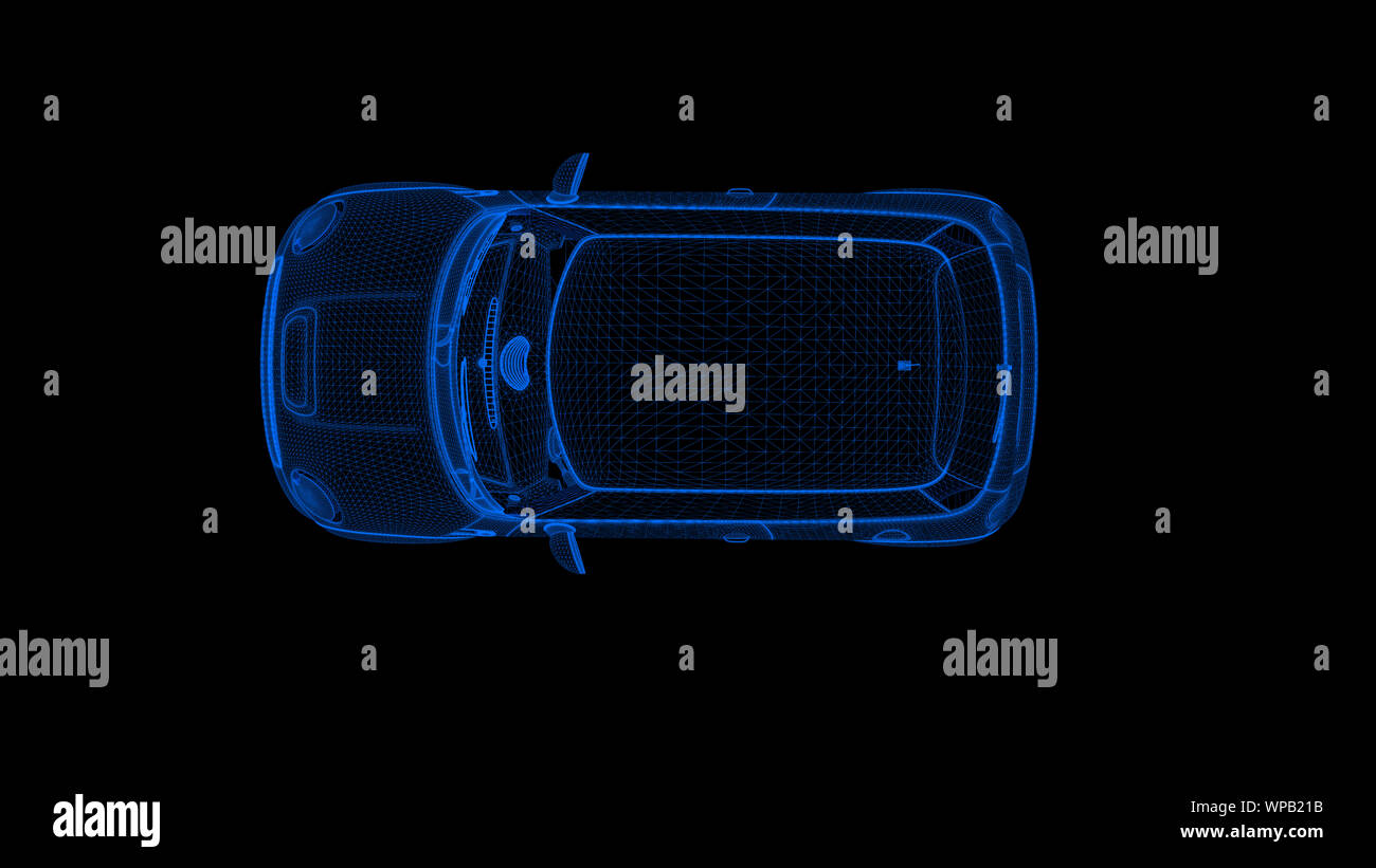 Wireframe car hi-res stock photography and images - Alamy