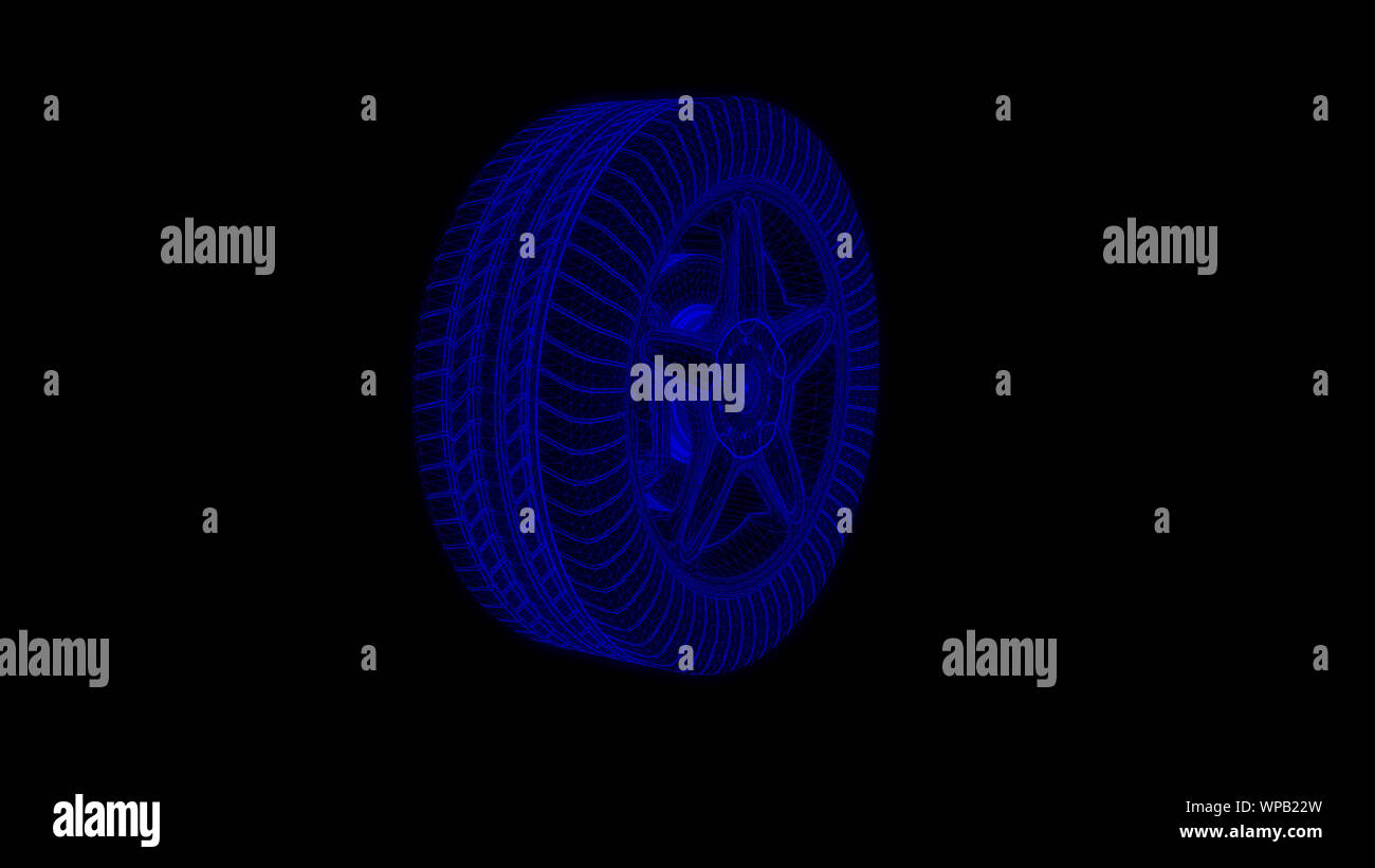 Wireframe car hi-res stock photography and images - Alamy