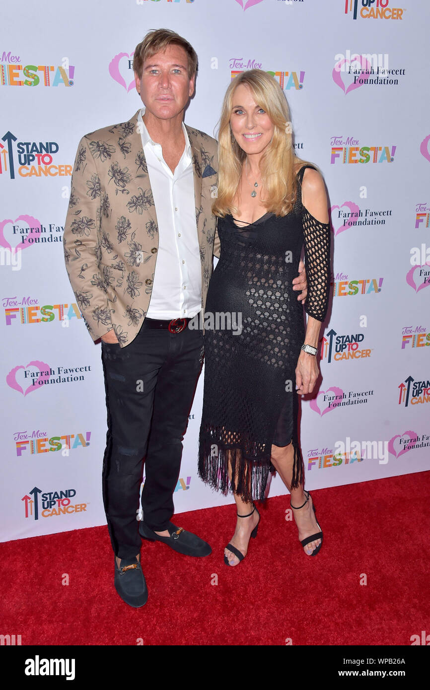 Lawrence Piro and Alana Stewart attending the Farrah Fawcett Foundation ...