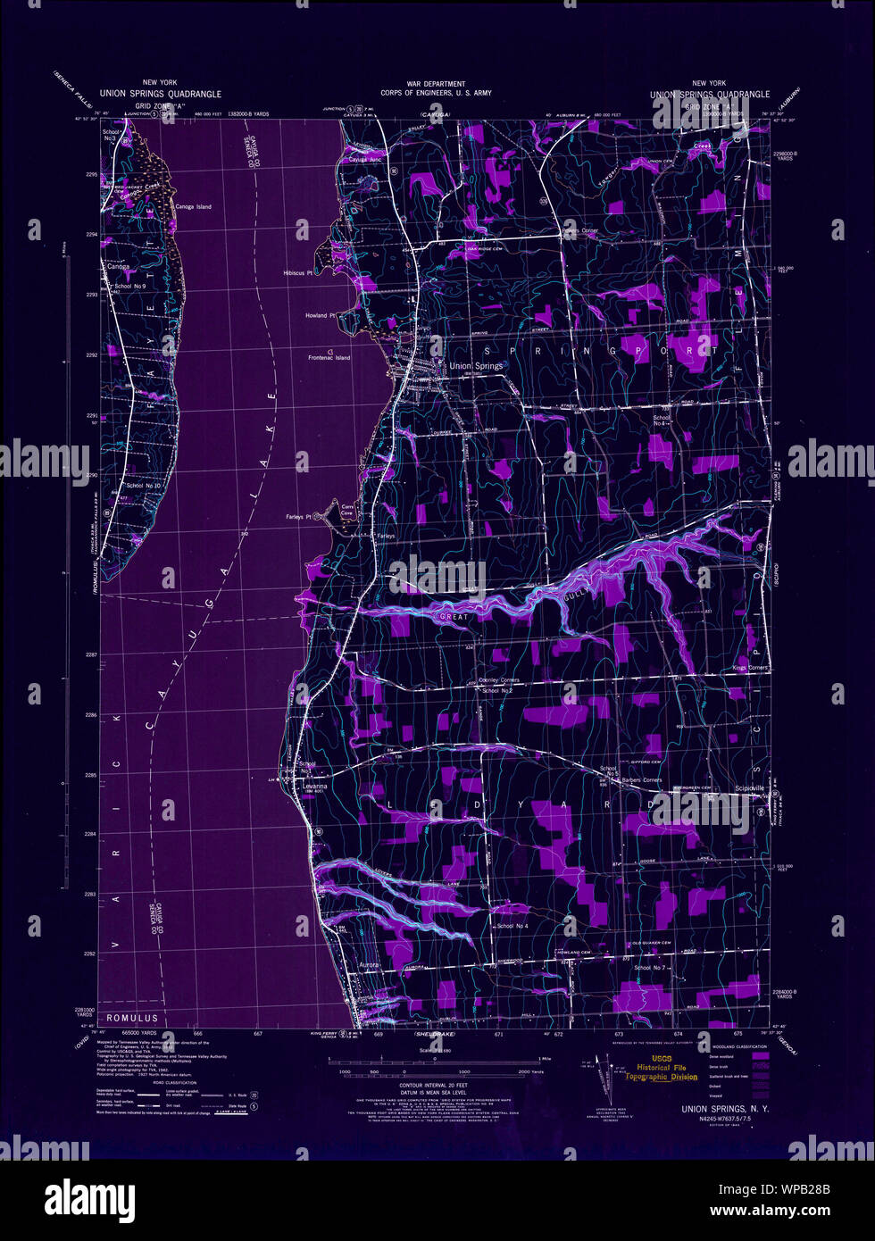 Map of union springs hi-res stock photography and images - Alamy
