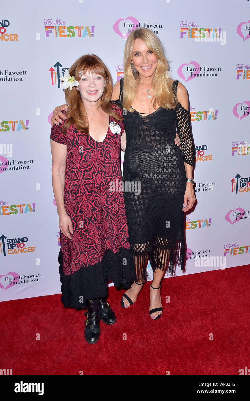 Frances Fisher and Alana Stewart attending the Farrah Fawcett ...