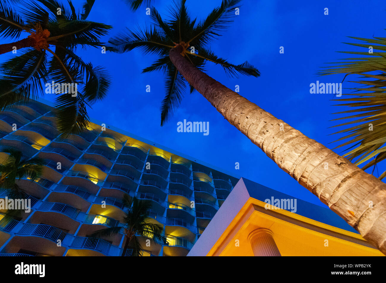 The Westin Resort at sunset on the island of Maui in Hawaii, USA Stock ...