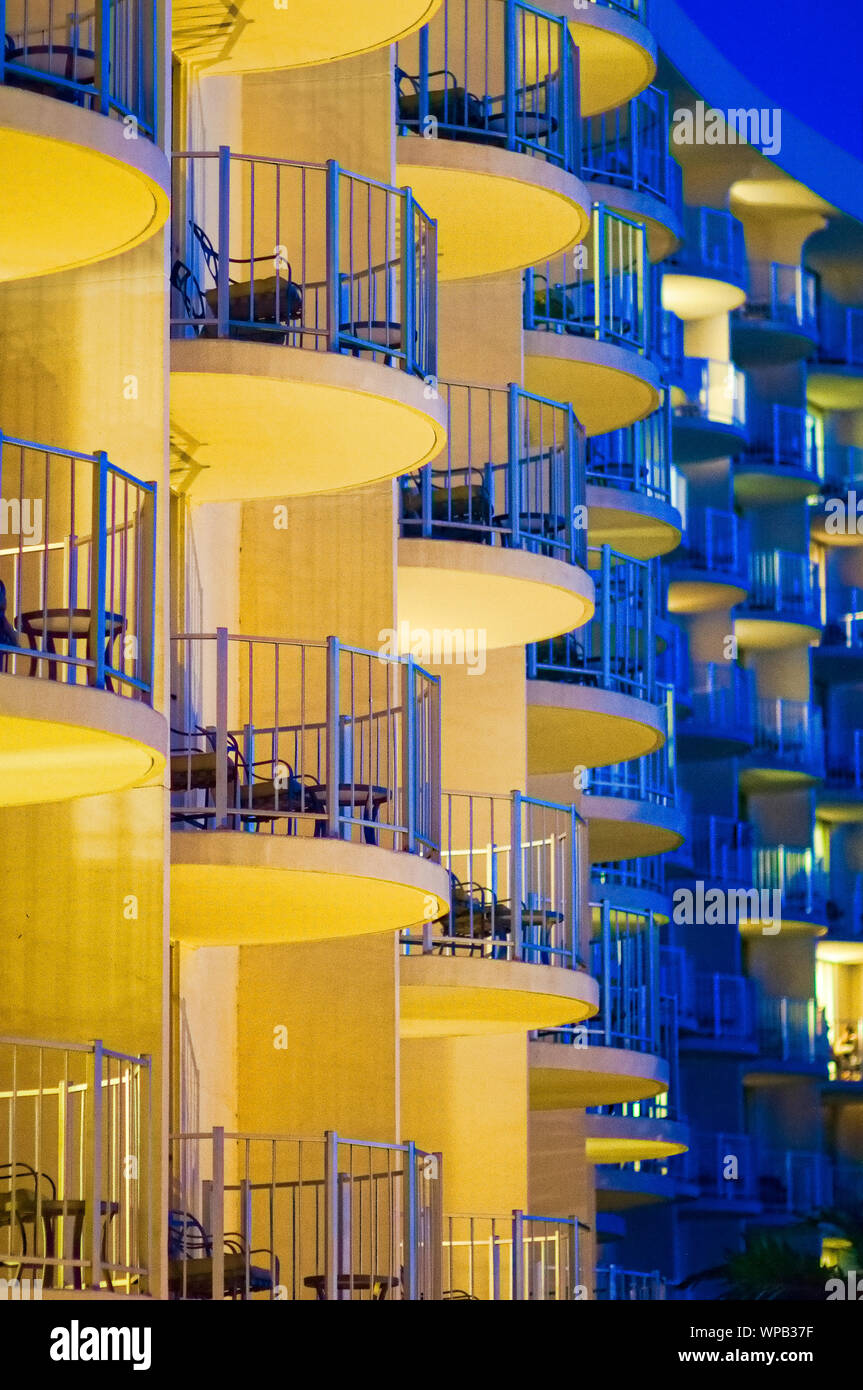 The Westin Resort at sunset on the island of Maui in Hawaii, USA Stock ...