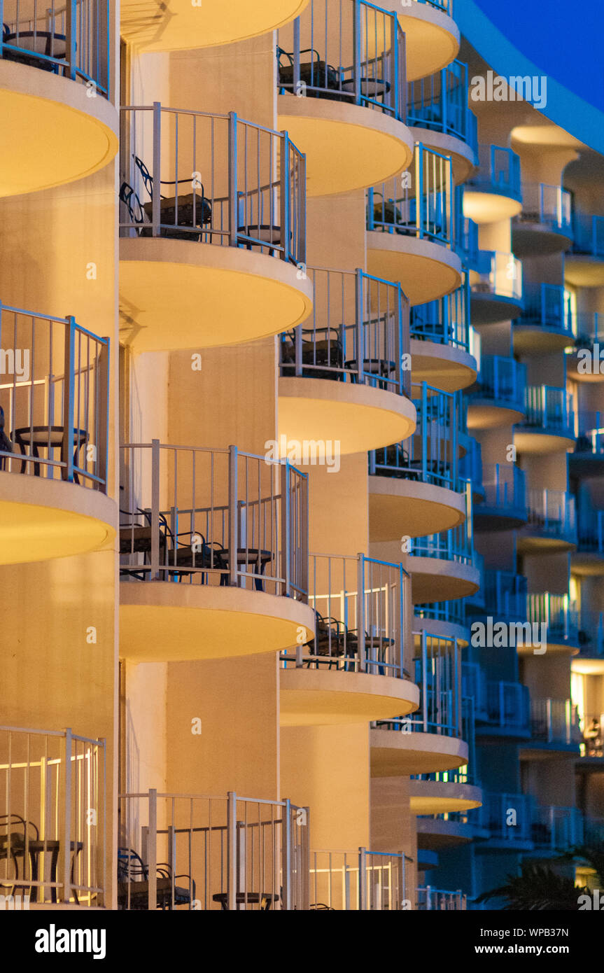 The Westin Resort at sunset on the island of Maui in Hawaii, USA Stock ...