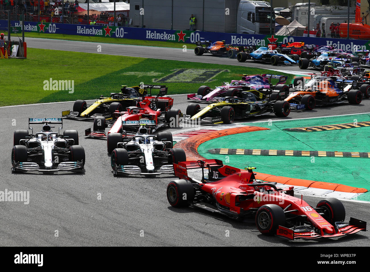 Start Italian GP, Monza 5-8 September 2019 Stock Photo - Alamy