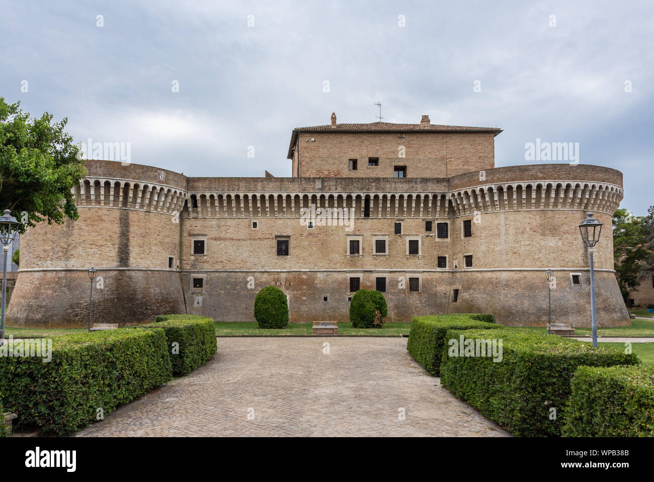 The historic fortress of Senigallia built by the Della Rovere family ...