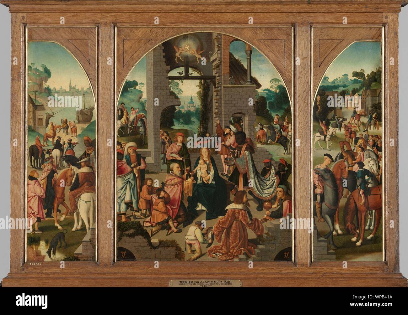 Nativity magi christ triptych hi-res stock photography and images - Alamy