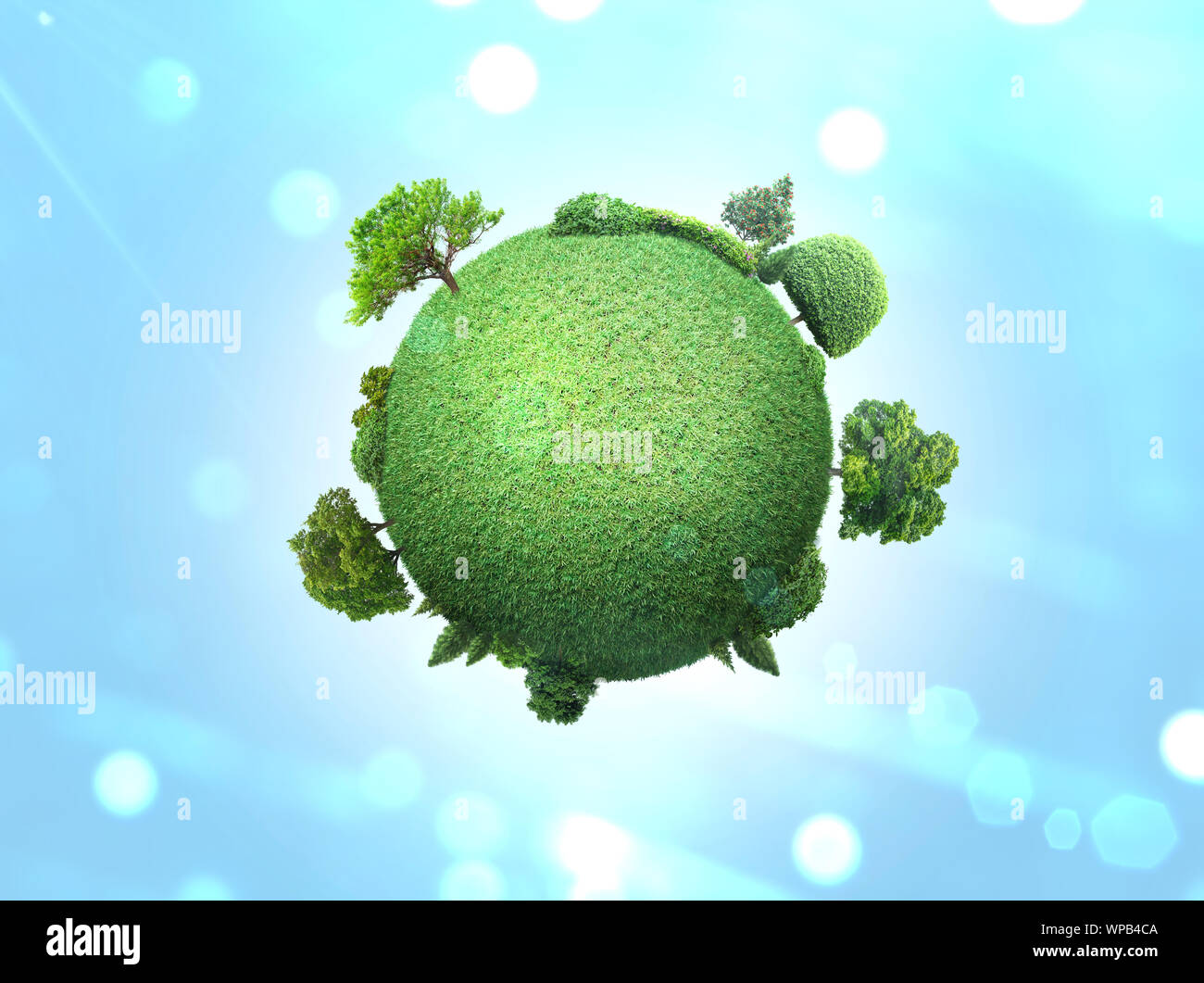 Abstract view little planet hi-res stock photography and images - Alamy