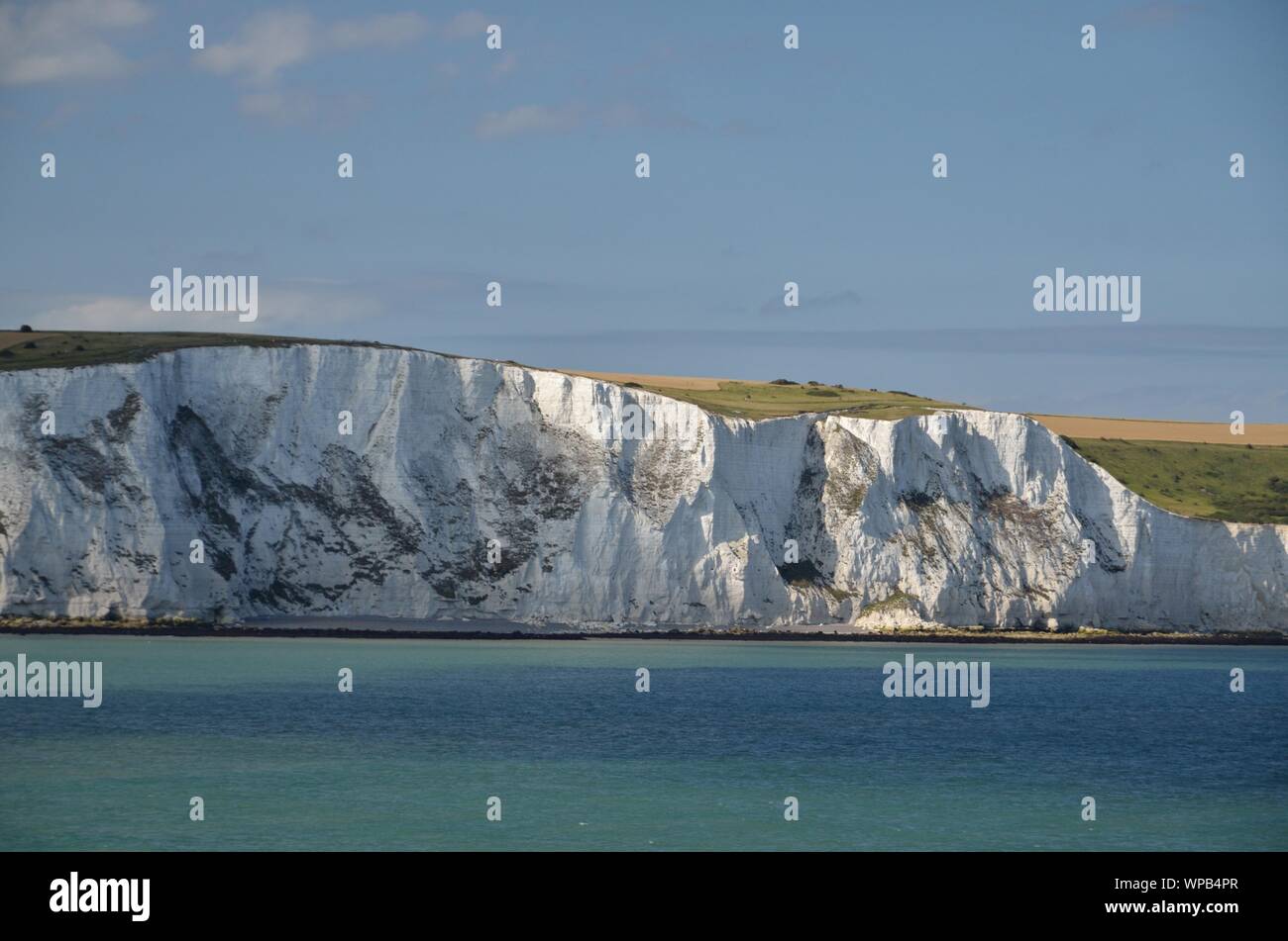 white chalk cliffs at south coast of England at channel Stock Photo - Alamy