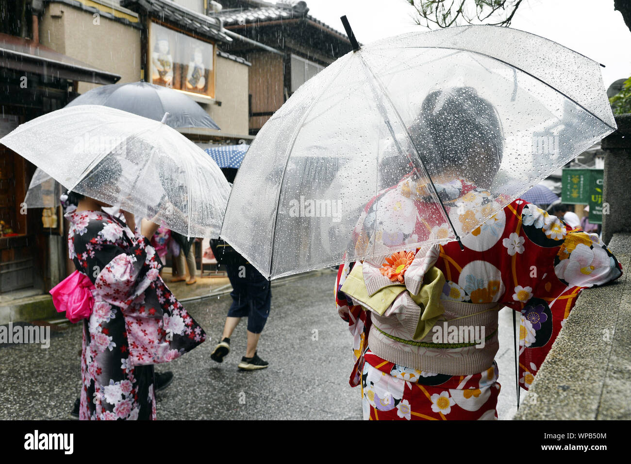 Rainy day in Kyoto - Japan Stock Photo - Alamy