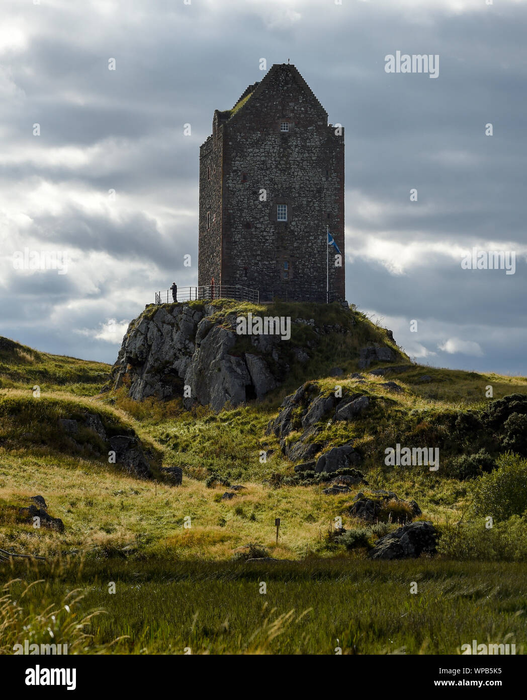 Smailholm tower borders hi-res stock photography and images - Alamy