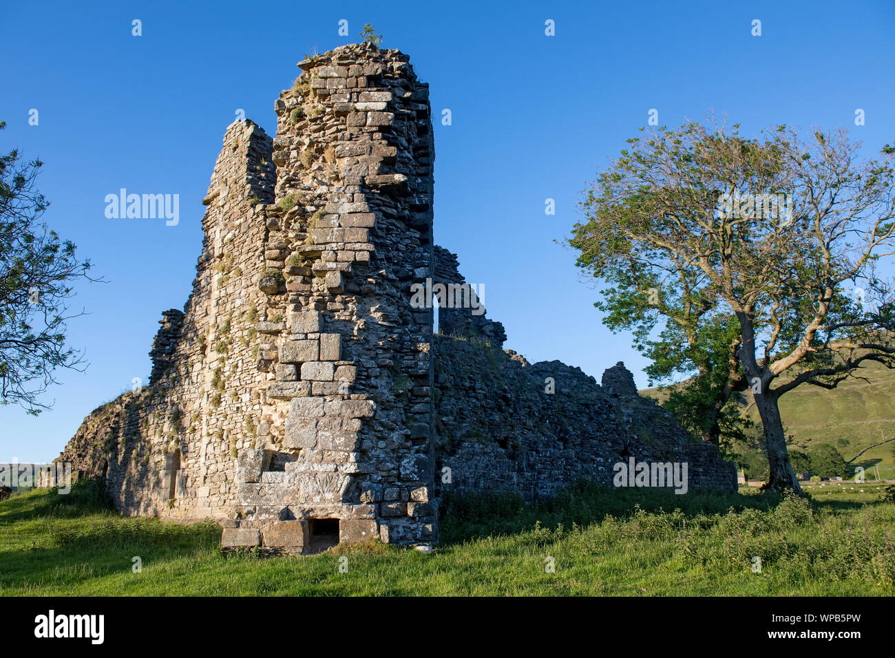 The ruins of Pendragon Castle, reputed home of the father of King ...