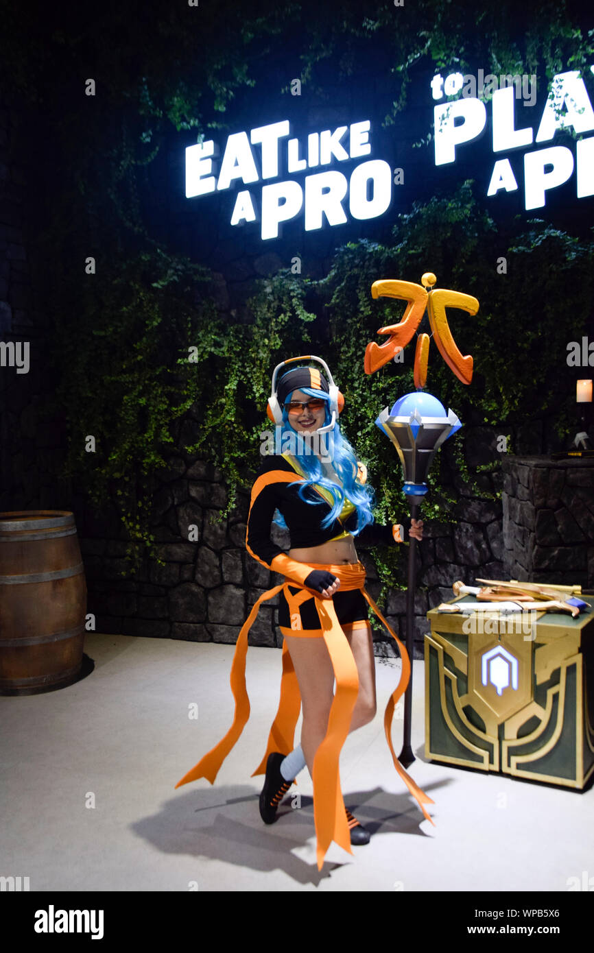 Berlin, Germany – September 6th, 2019: IFA: Cosplayer at Beko booth, as ...