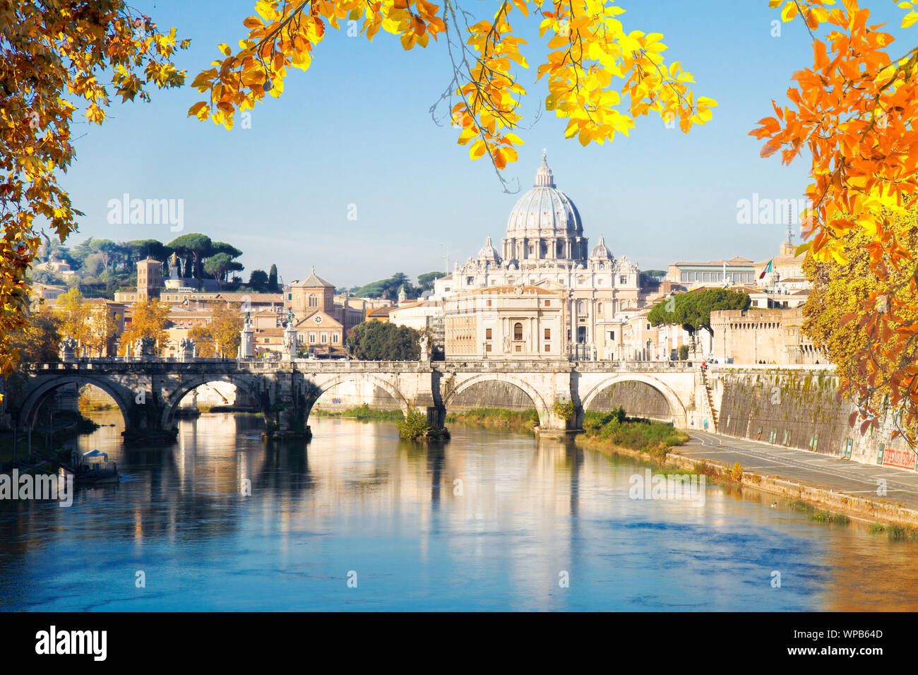 St. Peter's cathedral over bridge Stock Photo - Alamy