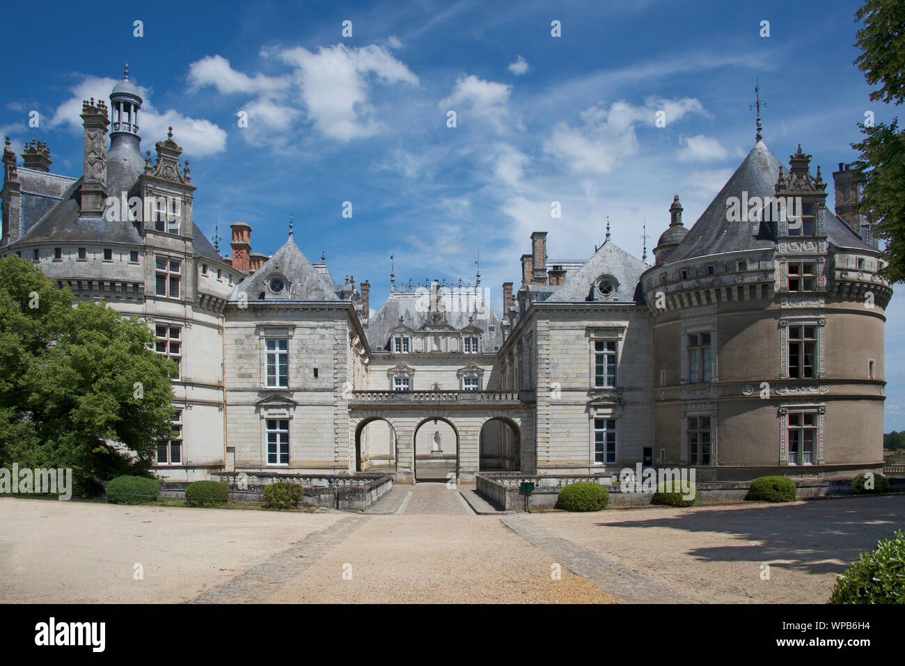 Le Lude Chateau Touraine France Stock Photo - Alamy