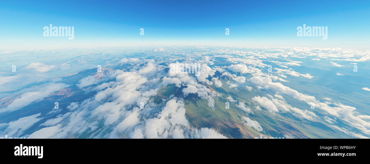 aerial shot with dramatic sky, background, mountains, landscape, clouds ...