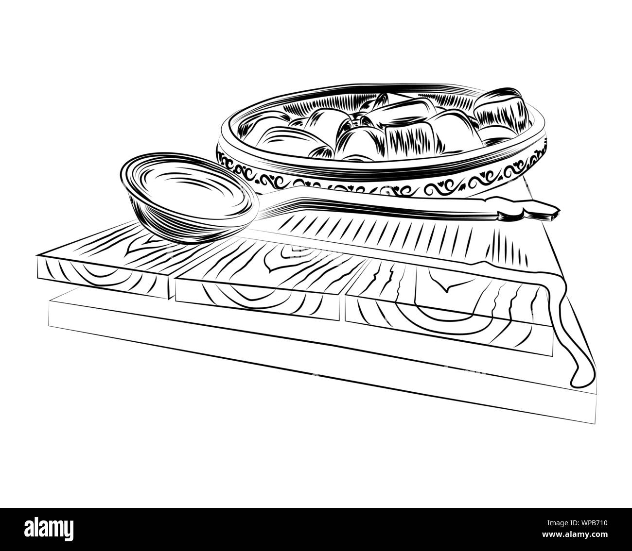 Monument Poltava dumplings Ukrainian traditional national dish. Poltava ...