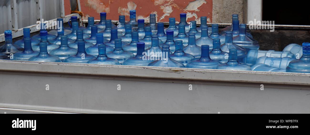 Stacked plastic bottles hi-res stock photography and images - Alamy