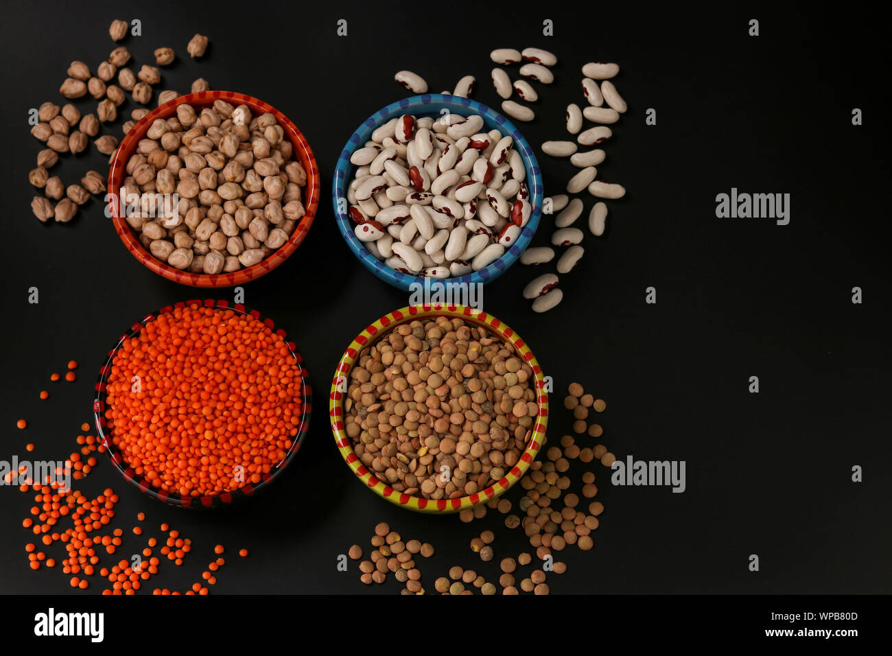 Dark red legumes hi-res stock photography and images - Alamy