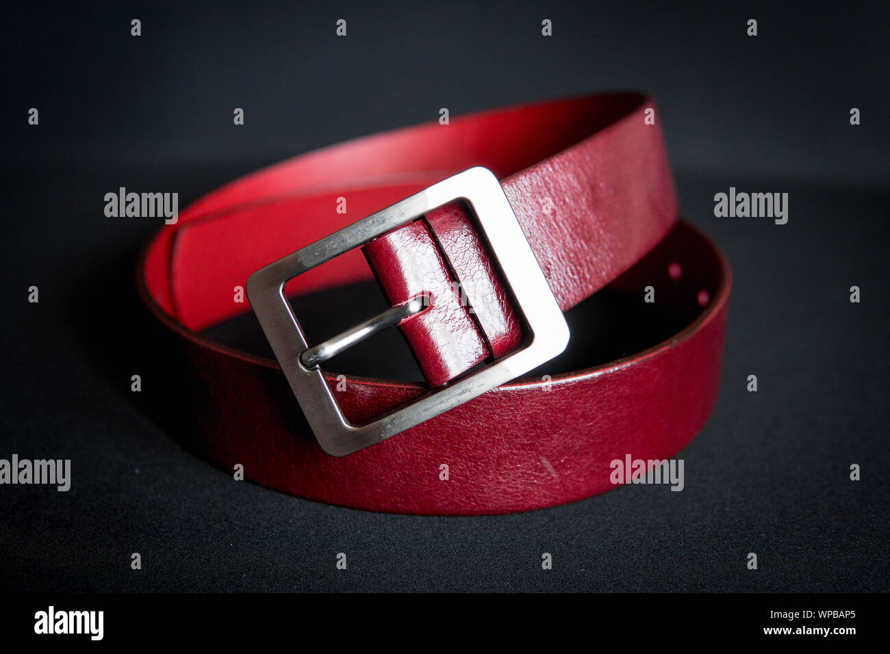 Womens leather belt metal hi-res stock photography and images - Alamy