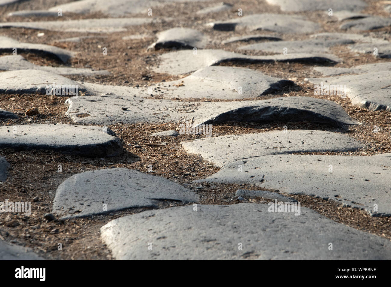 Basalt pavement of the Appia Antica, Rome Stock Photo - Alamy