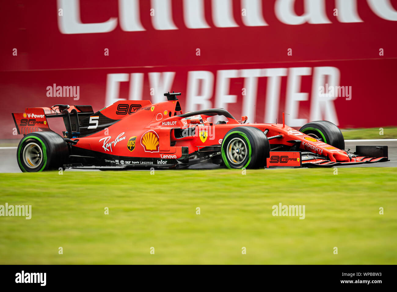 The Formula 1 Italian GP weekend in Monza Circuit Milan Italy Stock ...