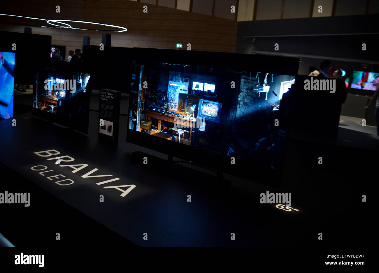 Berlin, Germany - September 6th, 2019: Sony Bravia OLED TV displayed at ...