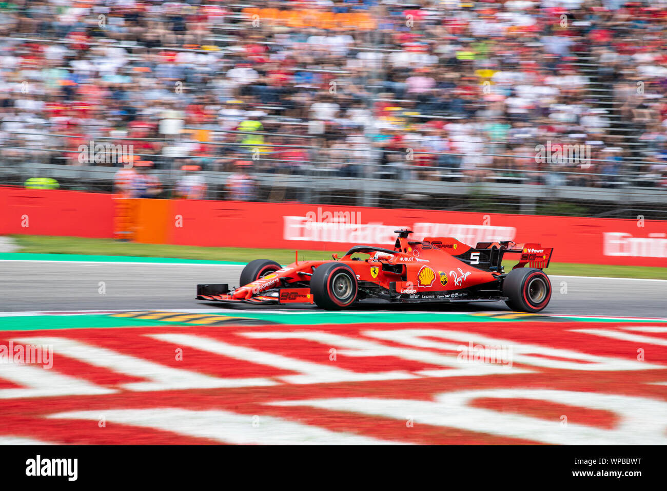 The Formula 1 Italian GP weekend in Monza Circuit Milan Italy Stock ...