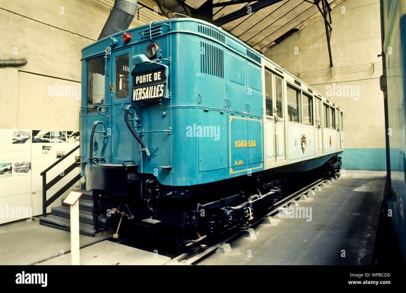Paris, ehemaliges Verkehrsmuseum Saint-Mande, klassischer Sprague ...