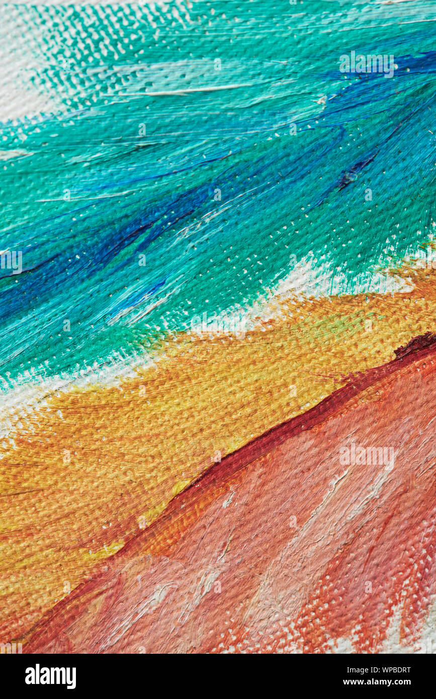 Abstract colorful paint background. Surface of painted canvas Stock ...